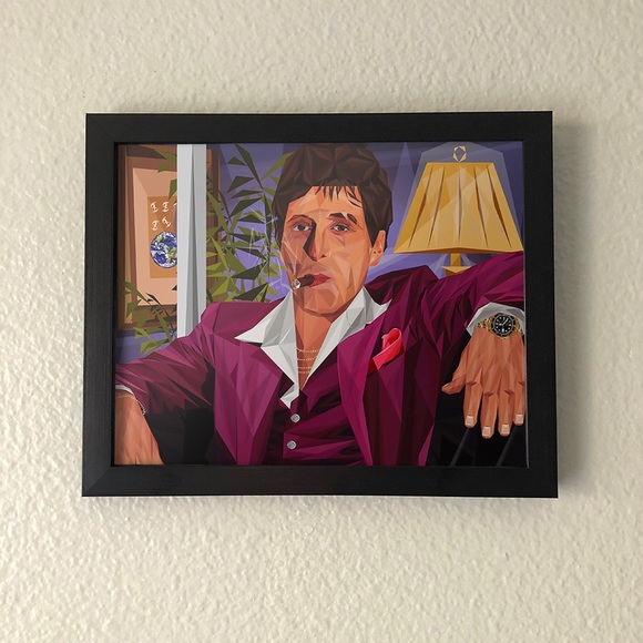 Hand Crafted | Wall Decor | Scarface Wall Art | Poshmark